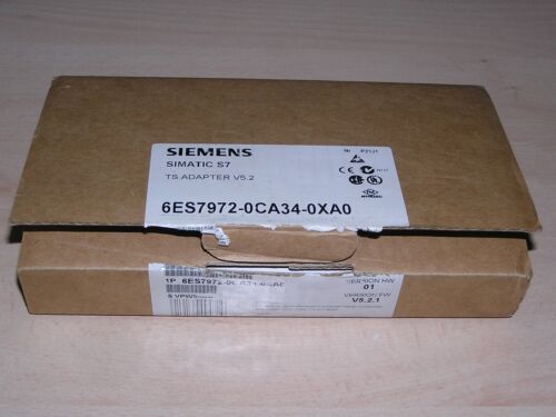 NEW – Siemens 6ES7972-0CA34-0XA0 Simatic S7 TS Adapter MPI/DP V5.2 open ...