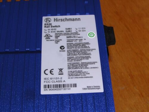NEW – Hirschmann RS20-1600M2T1SDAE 943 434-025 943434025 Managed Switch ...