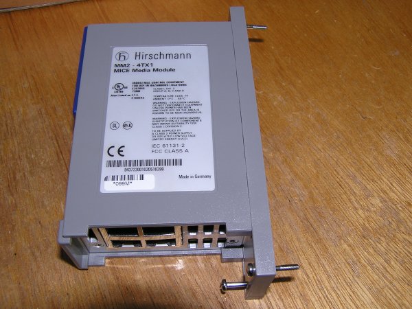 NEW – Hirschmann 943722001 943 722-001 MM2-4TX1 MICE 10BASE-T/100BASE ...