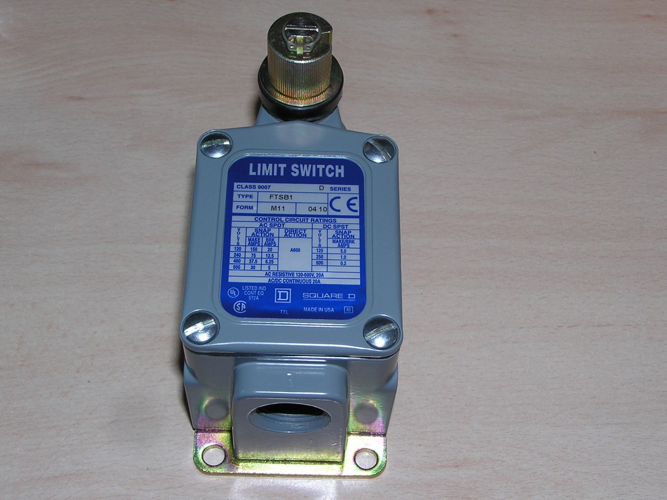 NEW old stock – Square D 9007 FTSB1 M11 Heavy Duty Foundry Switch ...