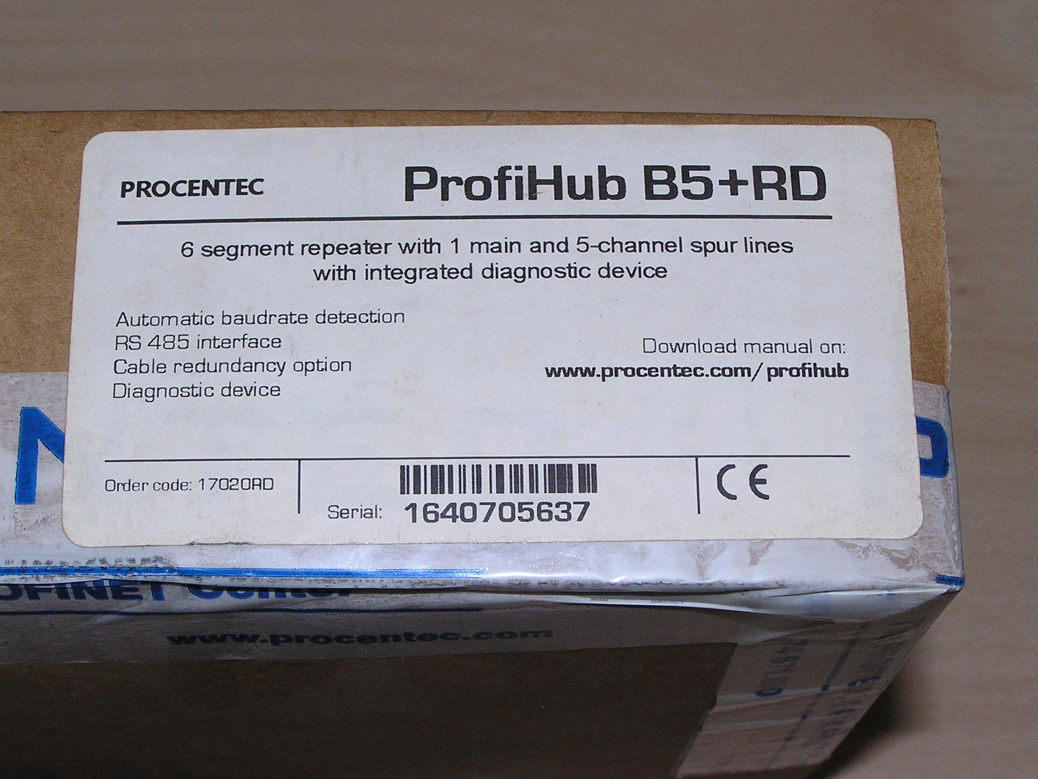 NEW – Procentec ProfiHub B5+RD 17020RD 6 segment Profibus Repeater ...